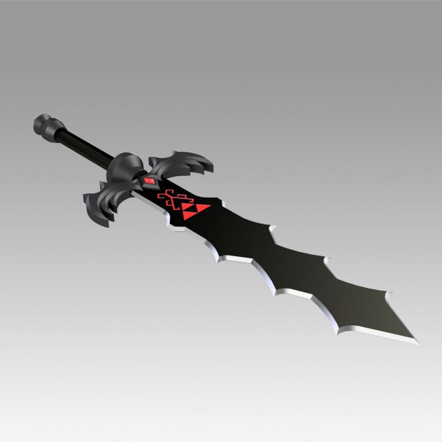 the legend of zelda skyward sword demon king sword 3D Print Model in ...