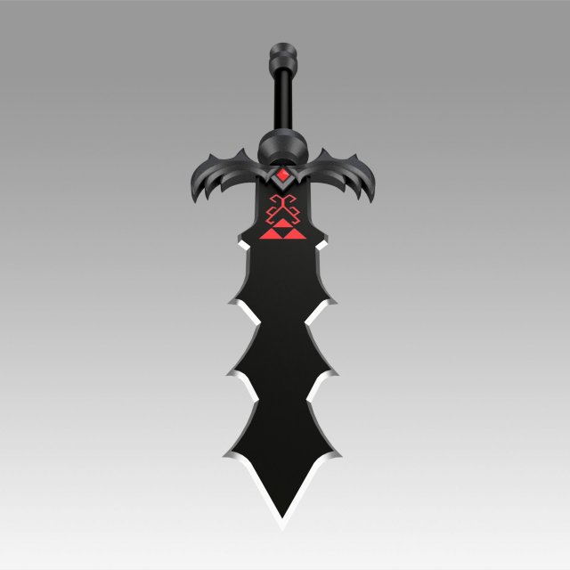 the legend of zelda skyward sword demon king sword 3D Print Model in ...