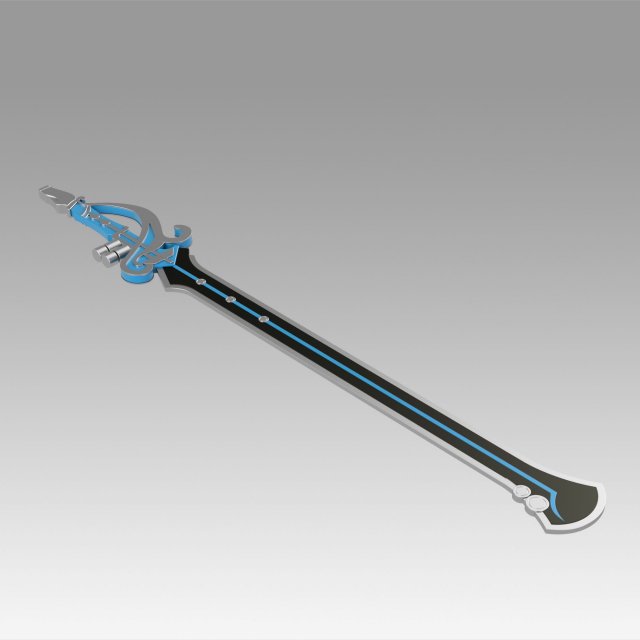 genshin impact kaeya traveler jean keqing the flute sword 3D Print ...