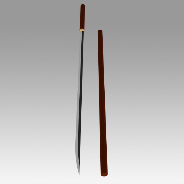 one piece fujitora issho sword scabbards cosplay prop 3D Print Model in ...