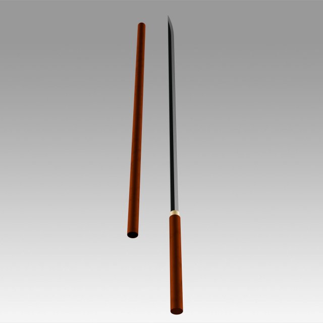 one piece fujitora issho sword scabbards cosplay prop 3D Print Model in ...