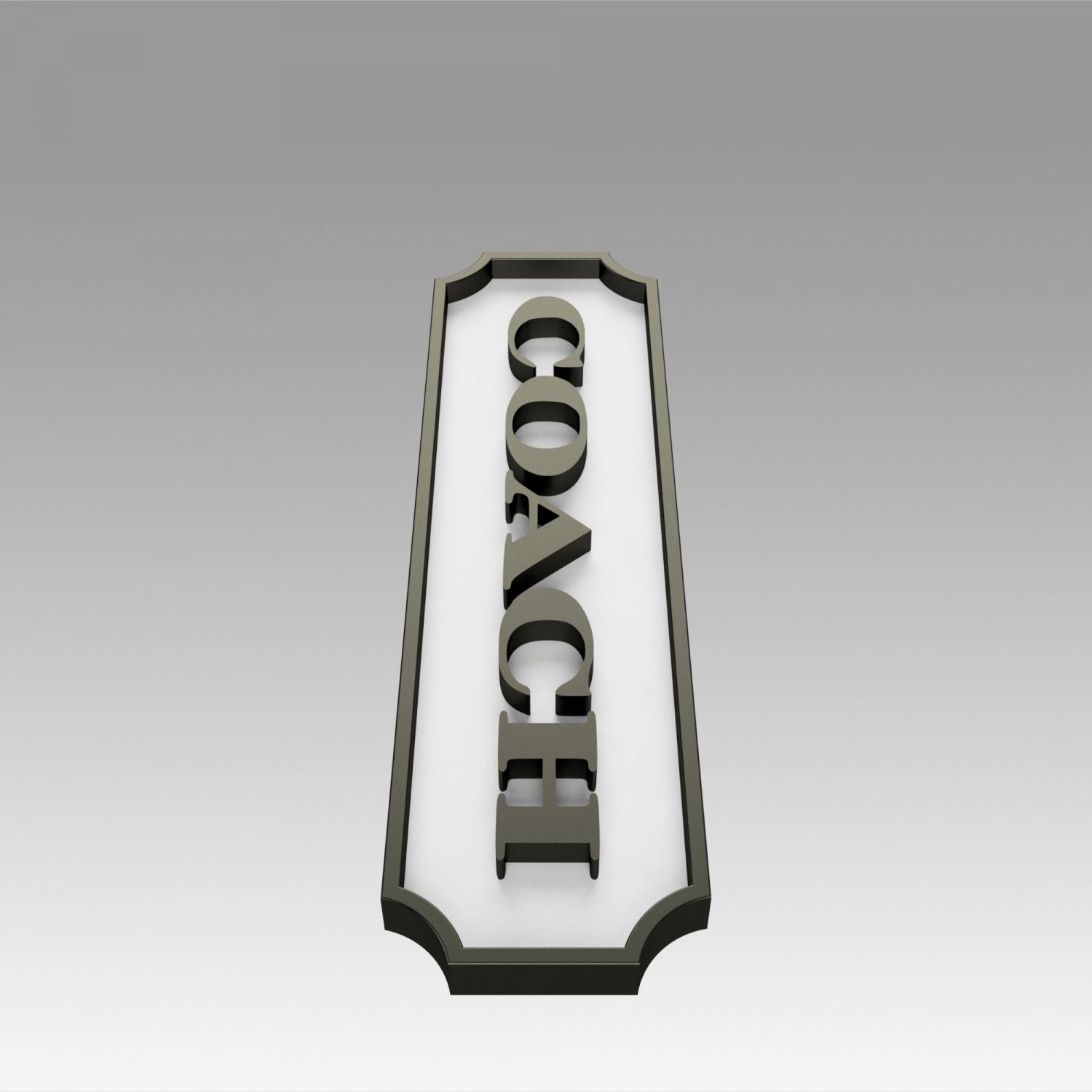 Coach Emblem logo Modelados 3D para Imprimir in Otros 3DExport