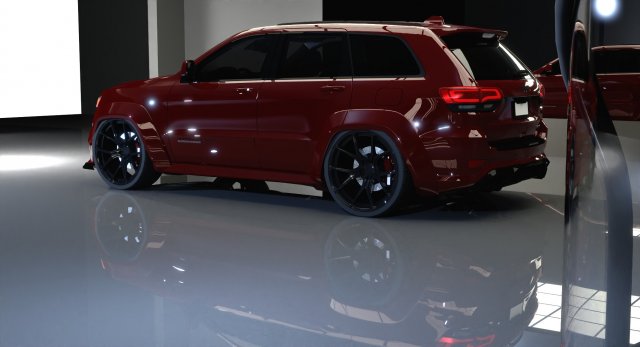 Jeep Grand Cherokee Trackhawk 2021 Bodykit Modèle 3D in Wagon 3DExport