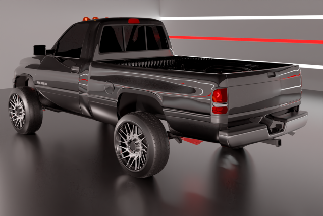 Dodge Ram 1500 old 3D Model in Van and Minivan 3DExport