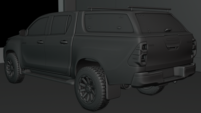 Toyota Hilux 2022 3D Model in Van and Minivan 3DExport