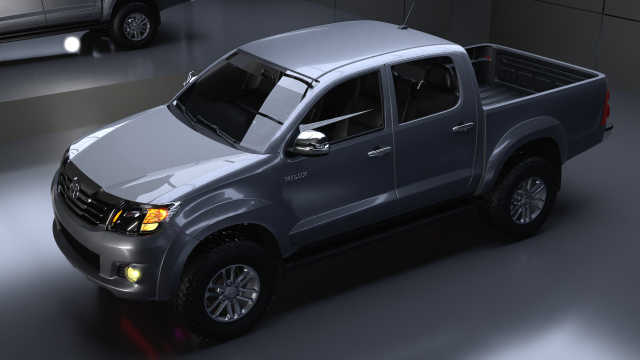 Toyota Hilux 2015 3D Model in Van and Minivan 3DExport