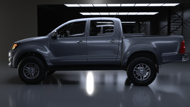 Toyota Hilux 2015 3D Model in Van and Minivan 3DExport