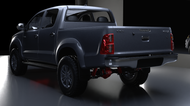Toyota Hilux 2015 3D Model in Van and Minivan 3DExport