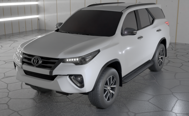 Toyota Fortuner 2018 3D Model in Van and Minivan 3DExport