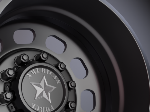 Force américaine 95 HD DBO Modèle 3D in Parties d'auto 621319 | 3DExport