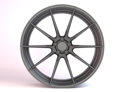 Roda Monobloco AL13 D010 Modelo 3D in partes do auto 622481 | 3DExport