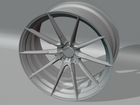 Roda Monobloco AL13 D010 Modelo 3D in partes do auto 622481 | 3DExport