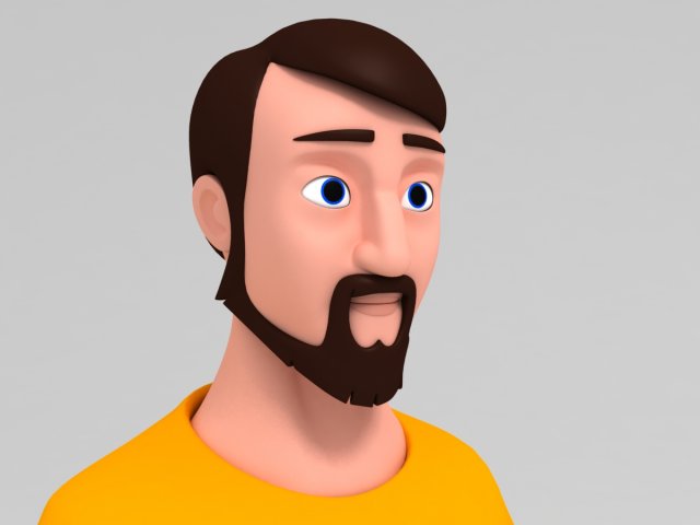 man character 3D Model in Man 3DExport