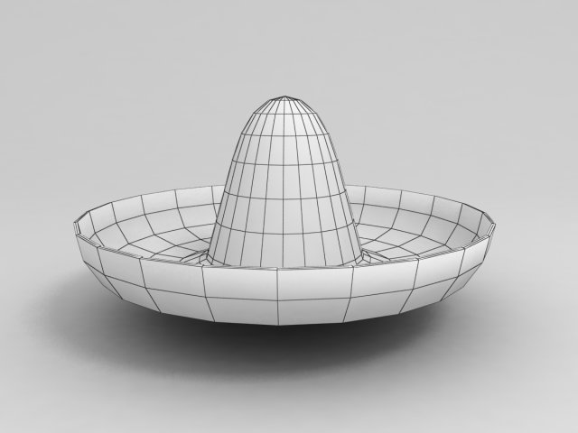 mexican hat 3D Model in Clothing 3DExport