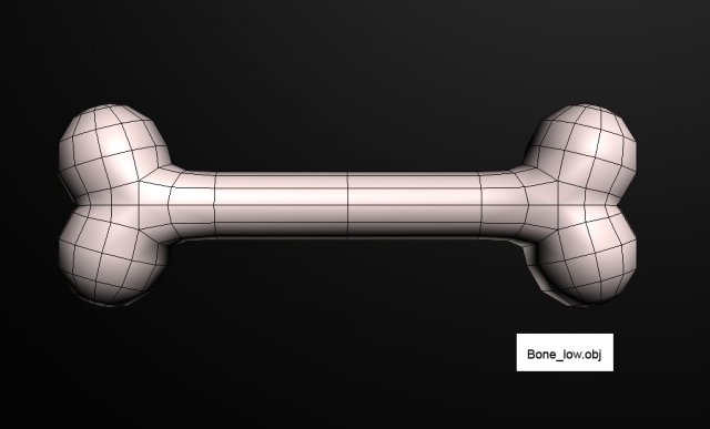 3d dog bone 3D Model in Other 3DExport