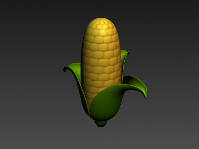 corn 3D Model in Vegetable 3DExport
