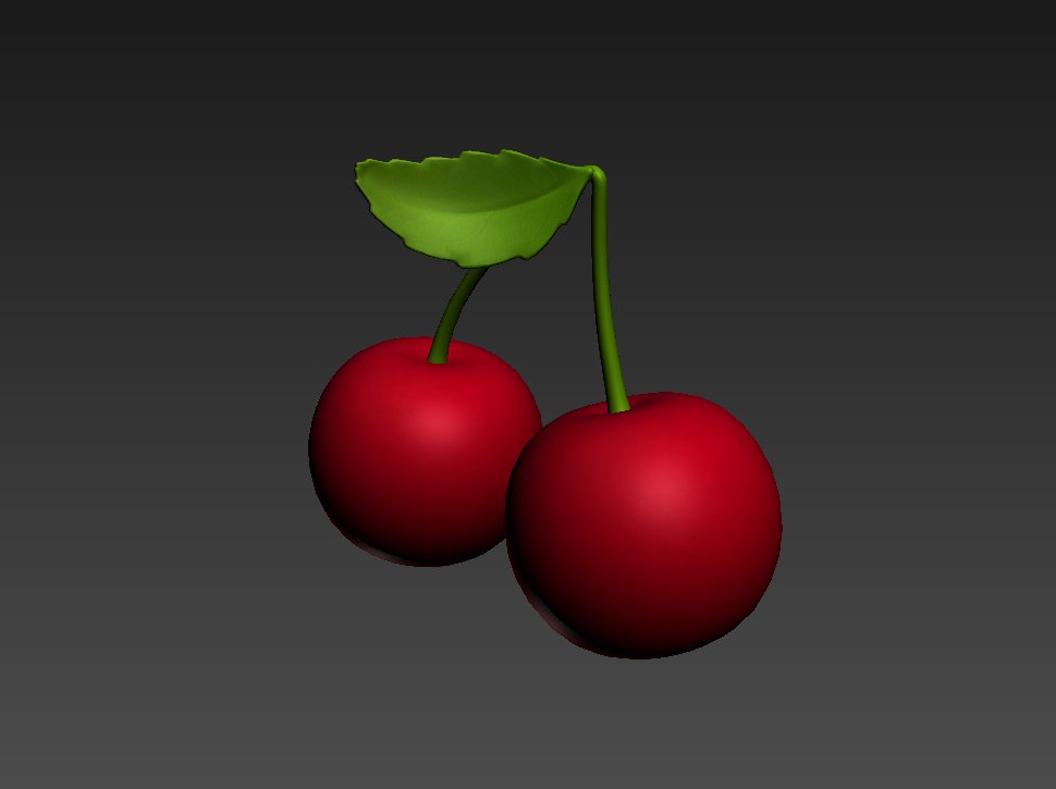 Cherry 3D Model in Fruit 3DExport