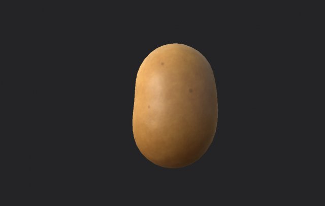 potato 3D Model in Vegetable 3DExport