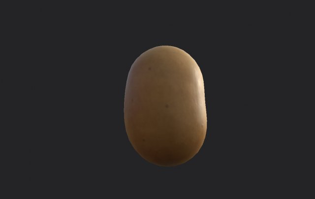 potato 3D Model in Vegetable 3DExport