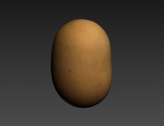 potato 3D Model in Vegetable 3DExport