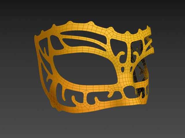 masquerade mask 3D Model in Clothing 3DExport
