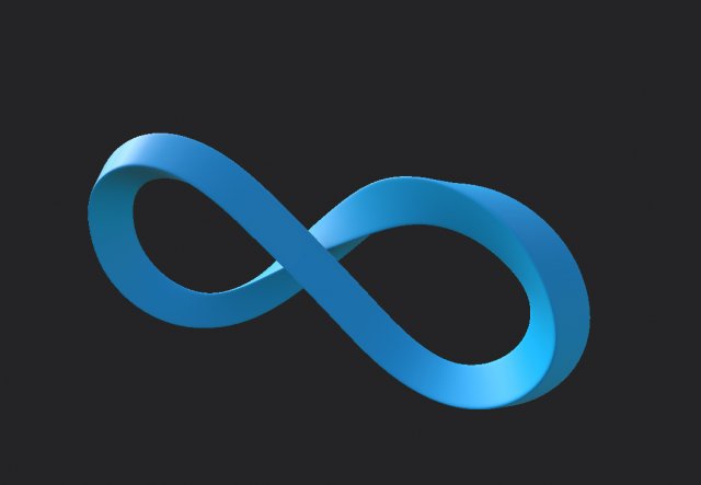 infinity symbol 3D Model in Other 3DExport