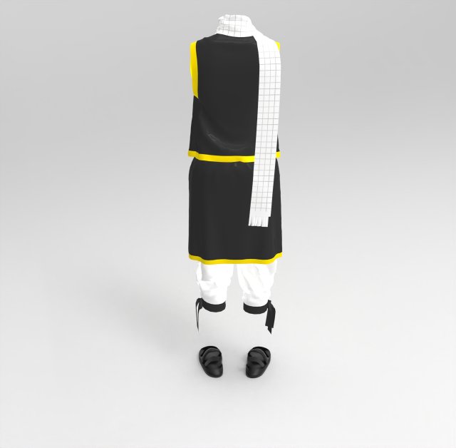 3d natsu dragneel clothes 3D Model in Clothing 3DExport