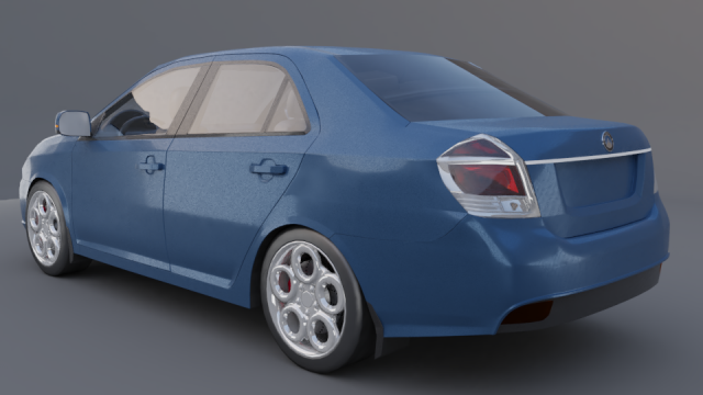 Geely gc 6 3D Model in Sedan 3DExport