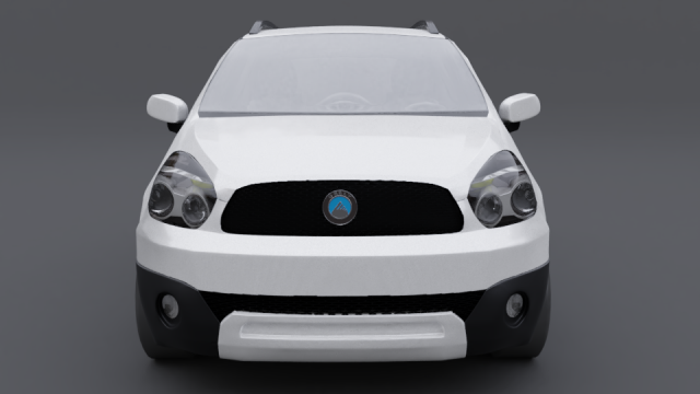 Geely panda lc cross 3D Model in SUV 3DExport