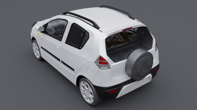 Geely panda lc cross 3D Model in SUV 3DExport