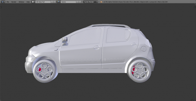 Geely panda lc cross 3D Model in SUV 3DExport