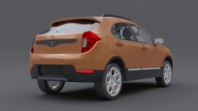 Jac tongyue 3D Model in SUV 3DExport