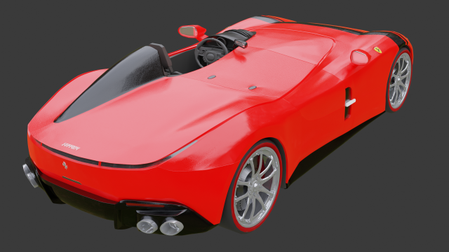 Ferrari monza sp1 3D Model in Sport Cars 3DExport