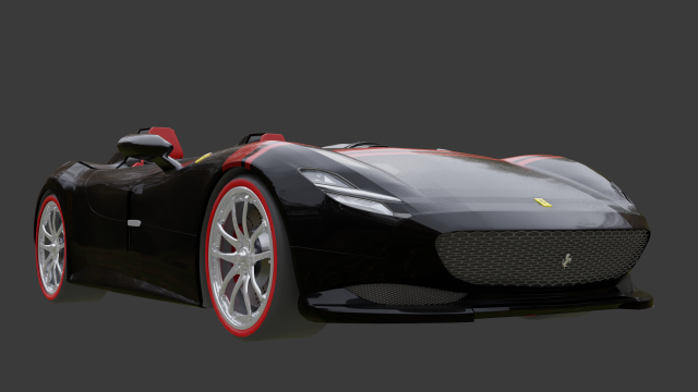 Ferrari monza sp2 3D Model in Sport Cars 3DExport