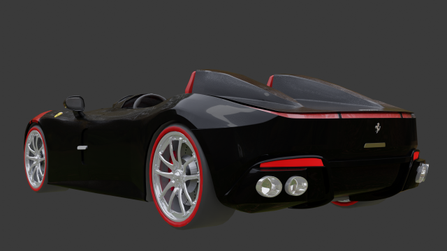 Ferrari monza sp2 3D Model in Sport Cars 3DExport
