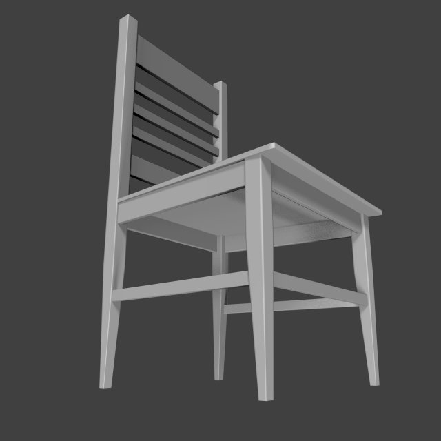 simple chair 3D Model in Chair 3DExport