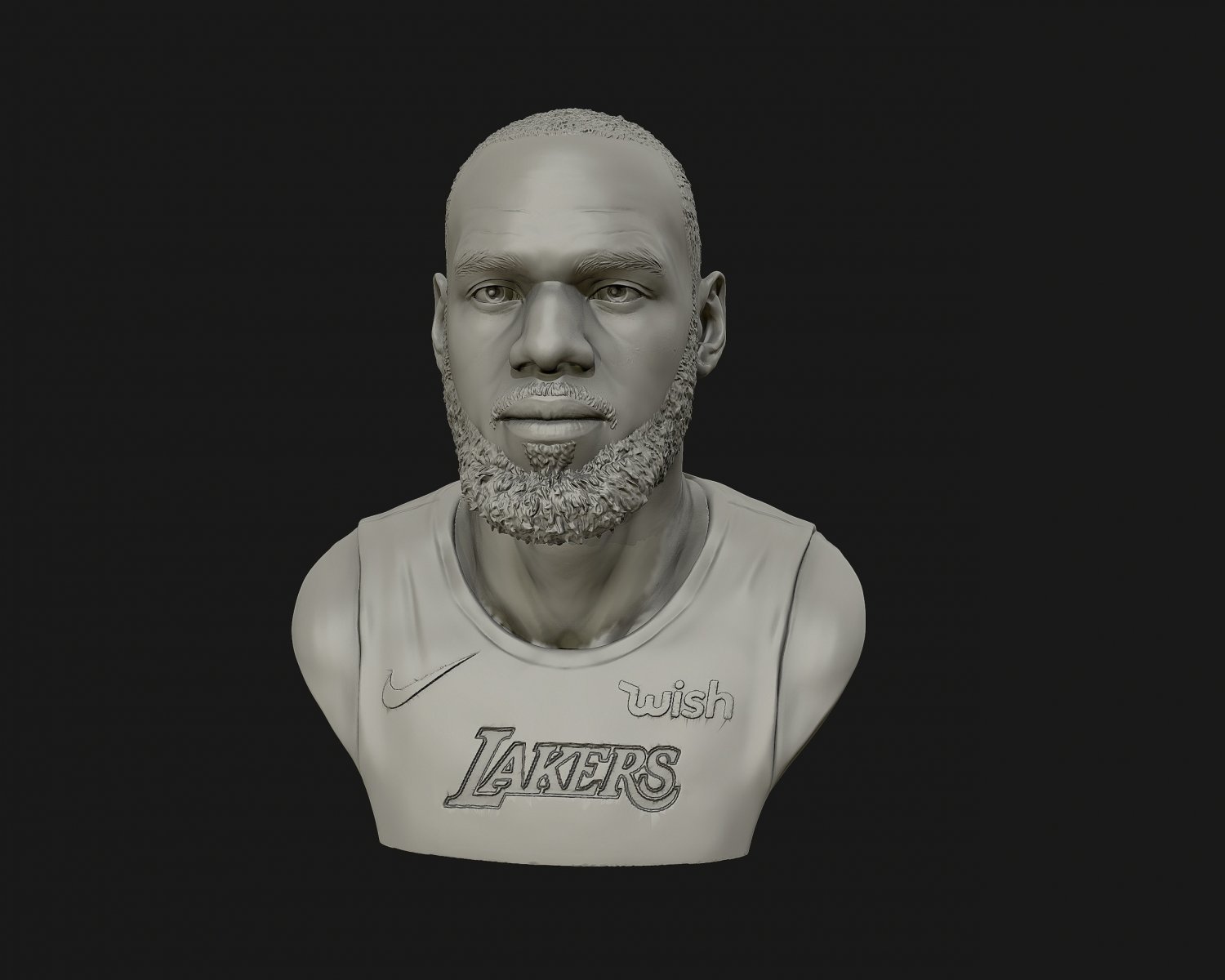 lebron james in lakers jersey ready to 3d print 3d print model 3D Print ...
