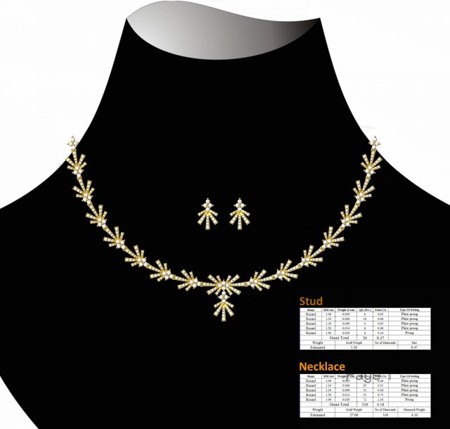 Necklace bulk STL 50 files ready to print part 06 3D Print Model in ...