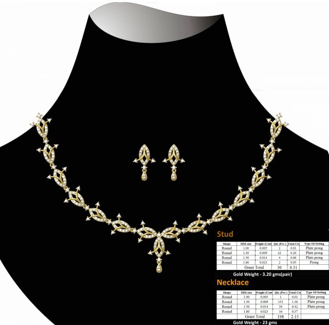 Necklace bulk STL 50 files ready to print part 06 3D Print Model in ...