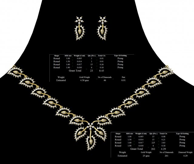 Necklace bulk STL 50 files ready to print part 06 3D Print Model in ...