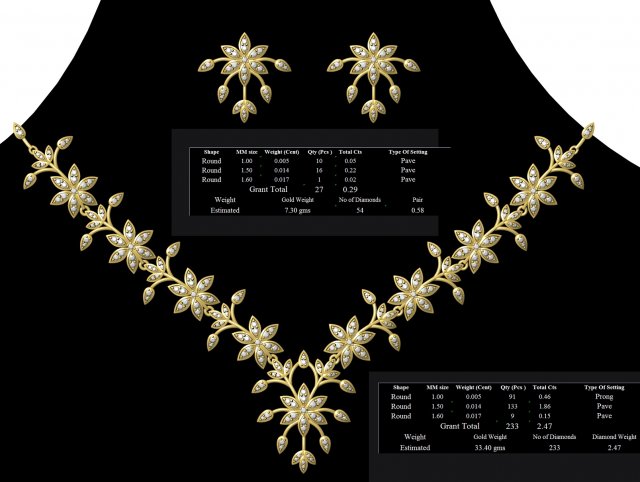 Necklace bulk STL 50 files ready to print part 06 3D Print Model in ...