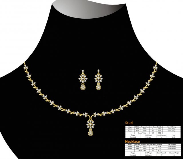 Necklace bulk STL 50 files ready to print part 06 3D Print Model in ...