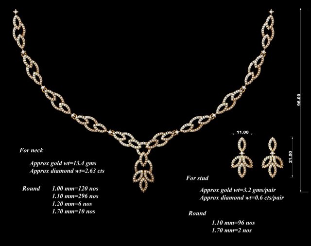 Necklace bulk STL 40 files ready to print part 03 3D Print Model in ...