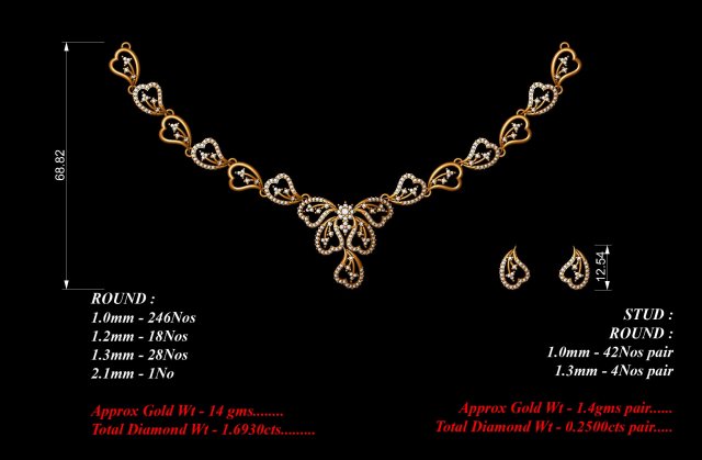 Necklace bulk STL 40 files ready to print part 03 3D Print Model in ...