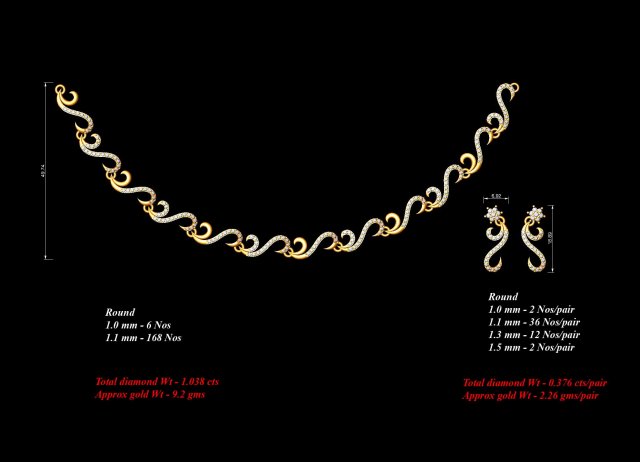 Necklace bulk STL 40 files ready to print part 03 3D Print Model in ...