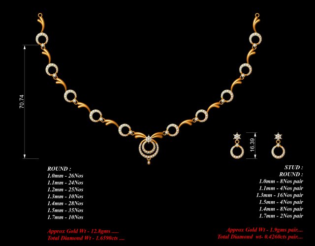 Necklace bulk STL 40 files ready to print part 03 3D Print Model in ...