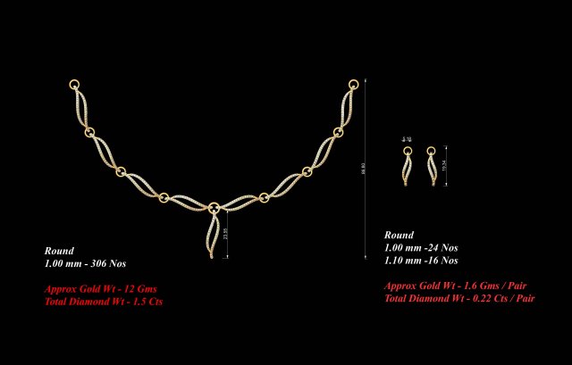 Necklace bulk STL 40 files ready to print part 03 3D Print Model in ...