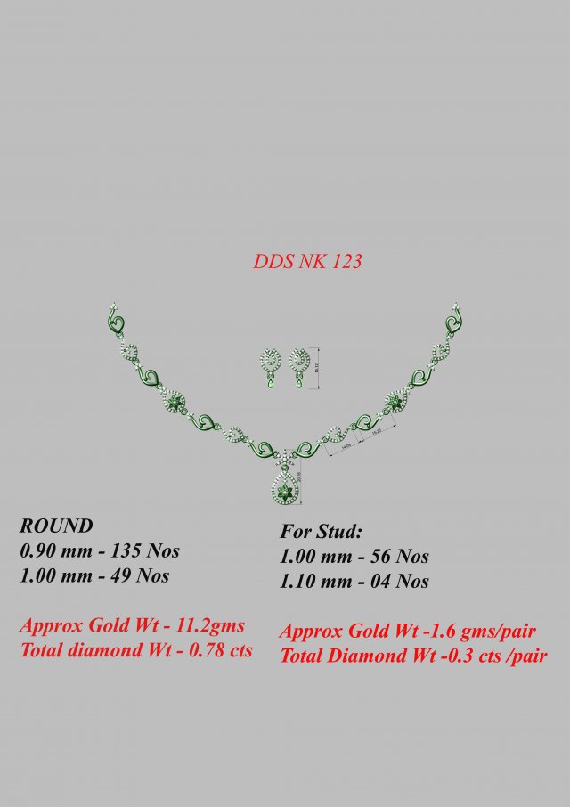 Necklace bulk 3dm 53 files ready to print part 01 3D Print Model in ...