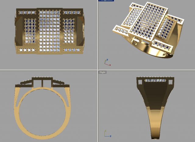 Mens collection 32 3dm cad files 3D Print Model in Rings 3DExport