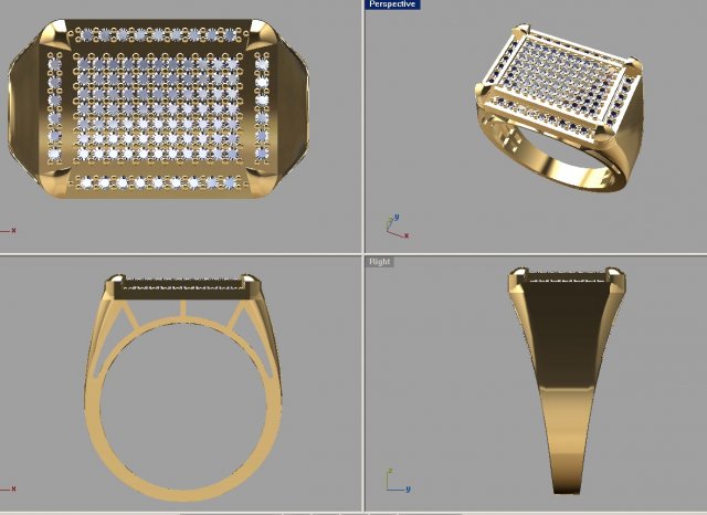 Mens collection 32 3dm cad files 3D Print Model in Rings 3DExport